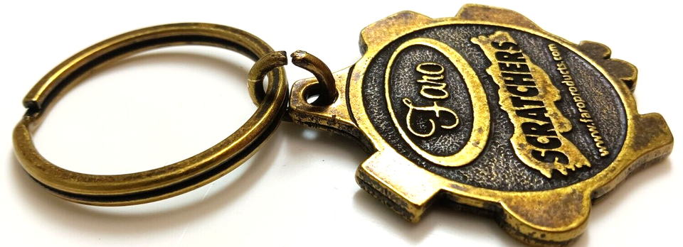 Faro Card Game Key Ring Scratchers Horseshoe Dice Spade Clover Lucky No ...