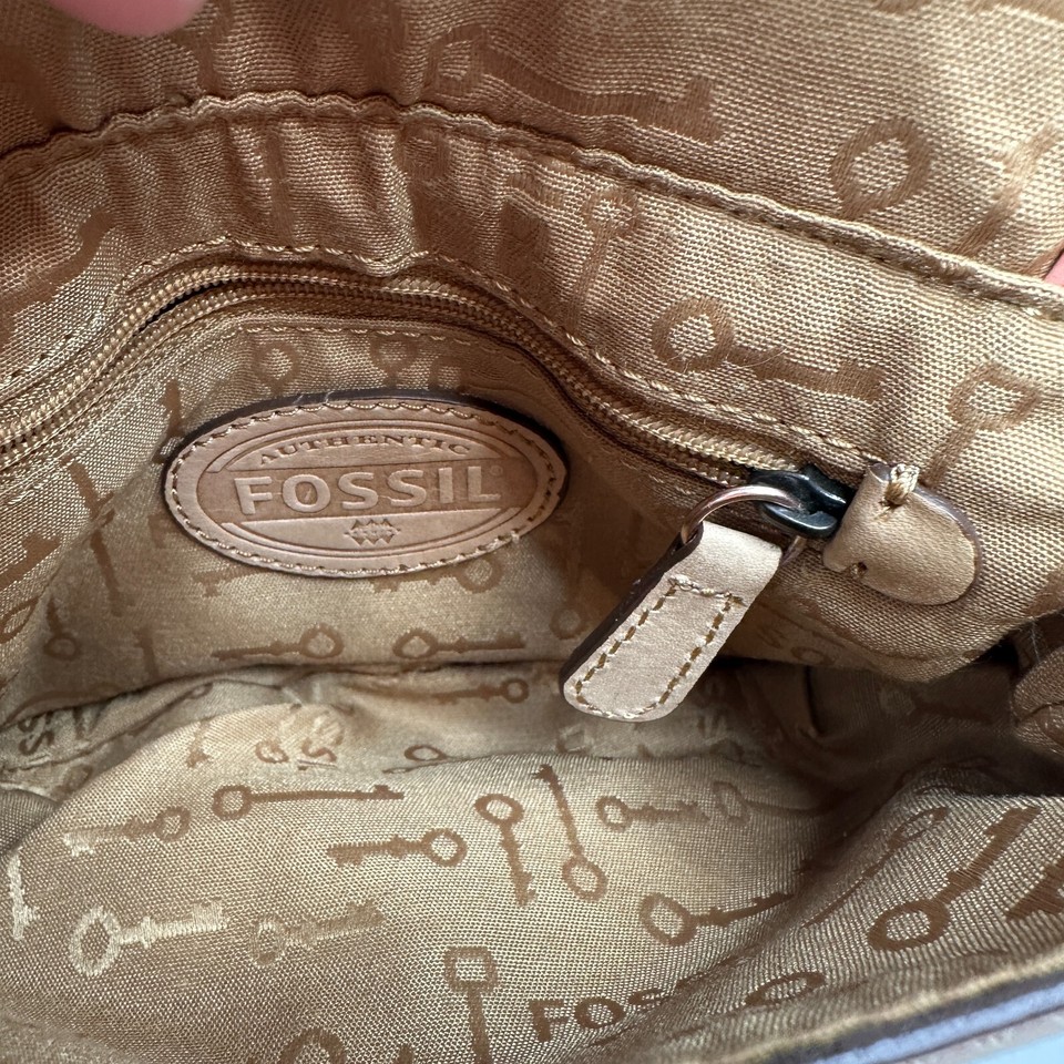 FOSSIL Leather Maddox CROSSBODY BAG Small Flap Saddle ZB4865216 ...