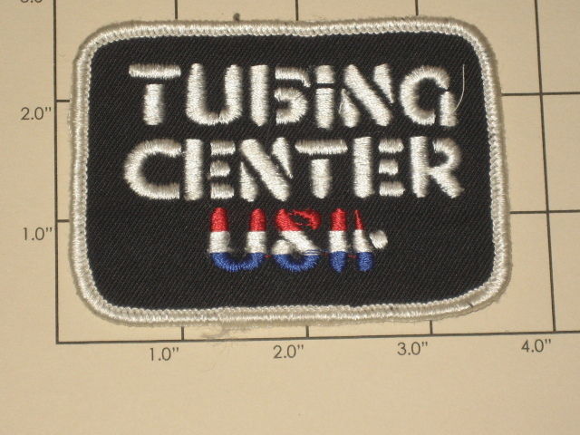 TUBING CENTER USA Patch - Vintage! | eBay