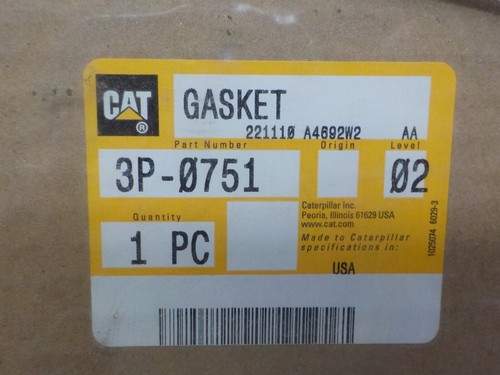 9 X CAT, Caterpillar 3P-0751: GASKET, 3P0751, Genuine Caterpillar. | eBay