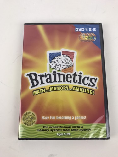 Brainetics: DVDs 3-5 - Math, Memory, Amazing! NEW SEALED | eBay