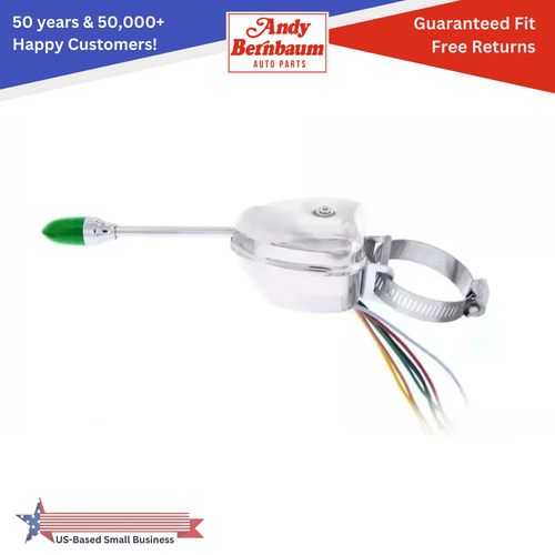 Rat Rod Front & Rear 12 Volt Turn Signal Switch & Flasher Fuse Chrome ...