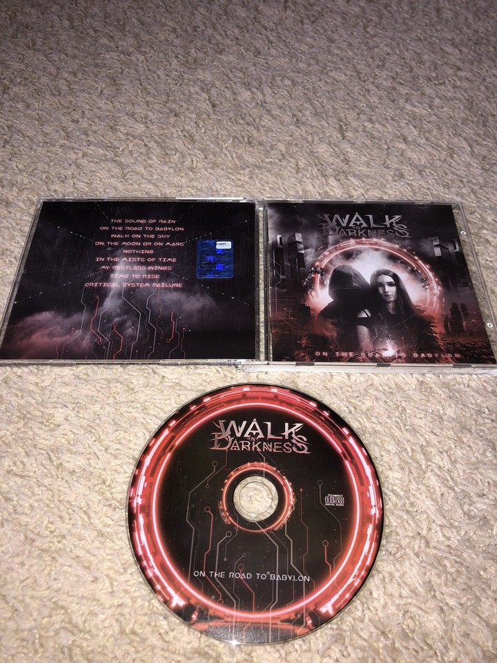 SIGNED! On The Road…By Walk In Darkness CD Metal Lacuna Coil Nightwish ...