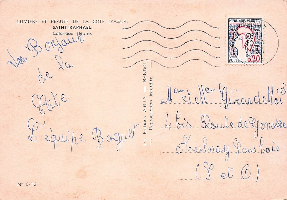 83 SAINT RAPHAEL CALANQUE D EURIE | eBay