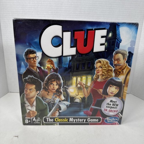 Clue The Classic Mystery Board Game Hasbro Brand New Factory Sealed ...