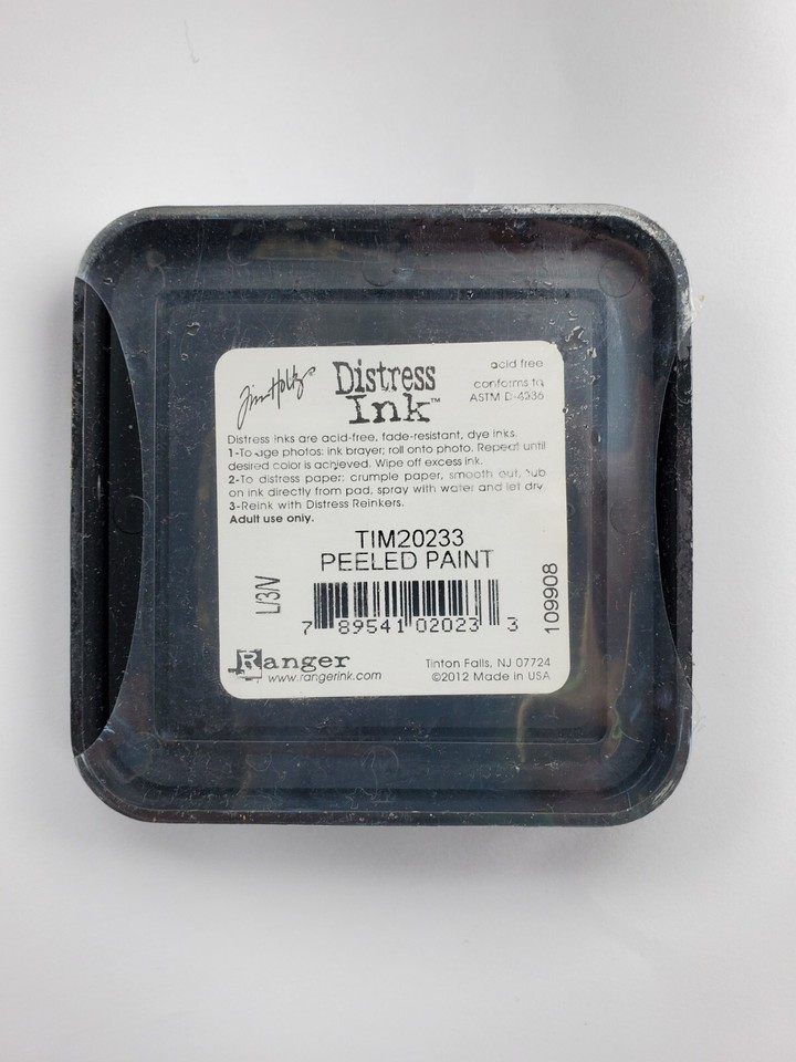 Ranger Tim Holtz Distress Ink Pads- 3x3 Full Size 3"x 3" Peeled Paint ...