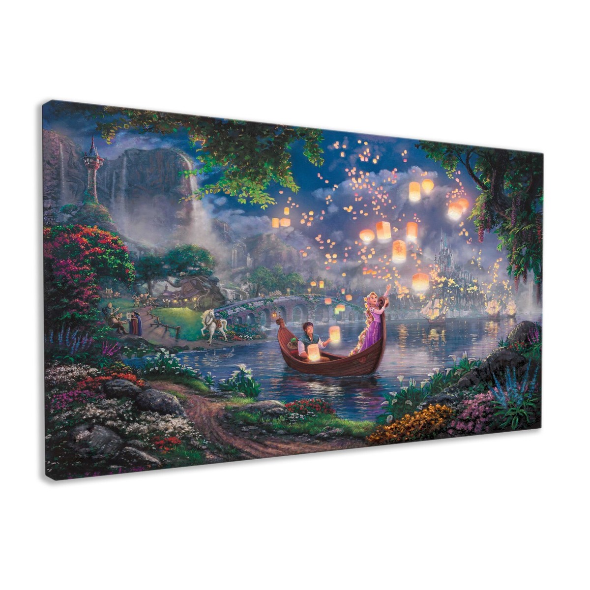 Rapunzel Floating Lantern Painting