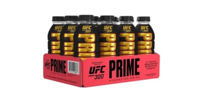 UFC 300 Prime Hydration Case Of 12 - 500ml Sealed Slab Limited Edition ...