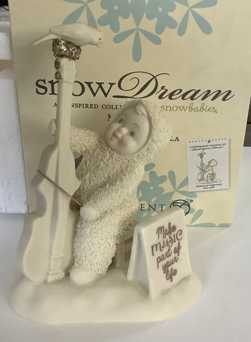 Snowbabies Snow Dream Make Music Figurine | eBay