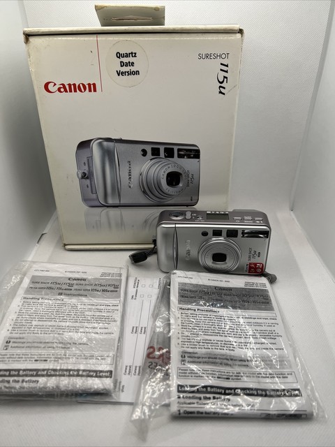 Canon Sure Shot 115u Compact 35mm Film Camera Battery Tested for sale ...