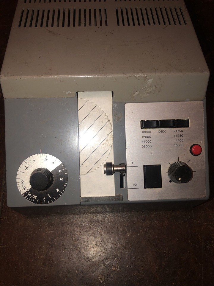 VINTAGE VIBROGRAF WATCHMAKERS WATCH TIMING MACHINE w ACCUTRON PICKUP ...