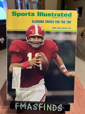 K2 1972 TERRY DAVIS ALABAMA FOOTBALL Sports Illustrated Nov 20 | eBay