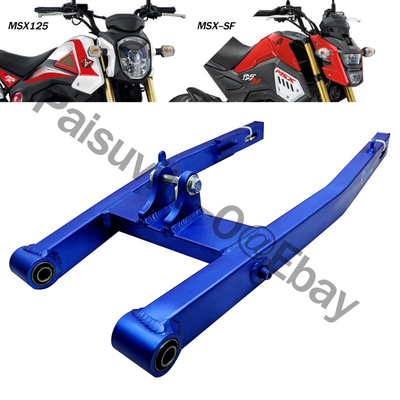 2 inch Extra Length Swing Arm for MSX-125 2014-2021,GROM-125 [Blue ...