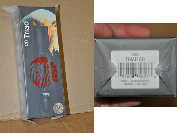 ASP TRIAD CR FLASHLIGHT - BLACK (35623) | eBay