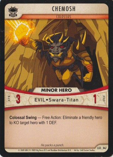 Chemosh - Colossus [Legendary Saga] Huntik TCG | eBay