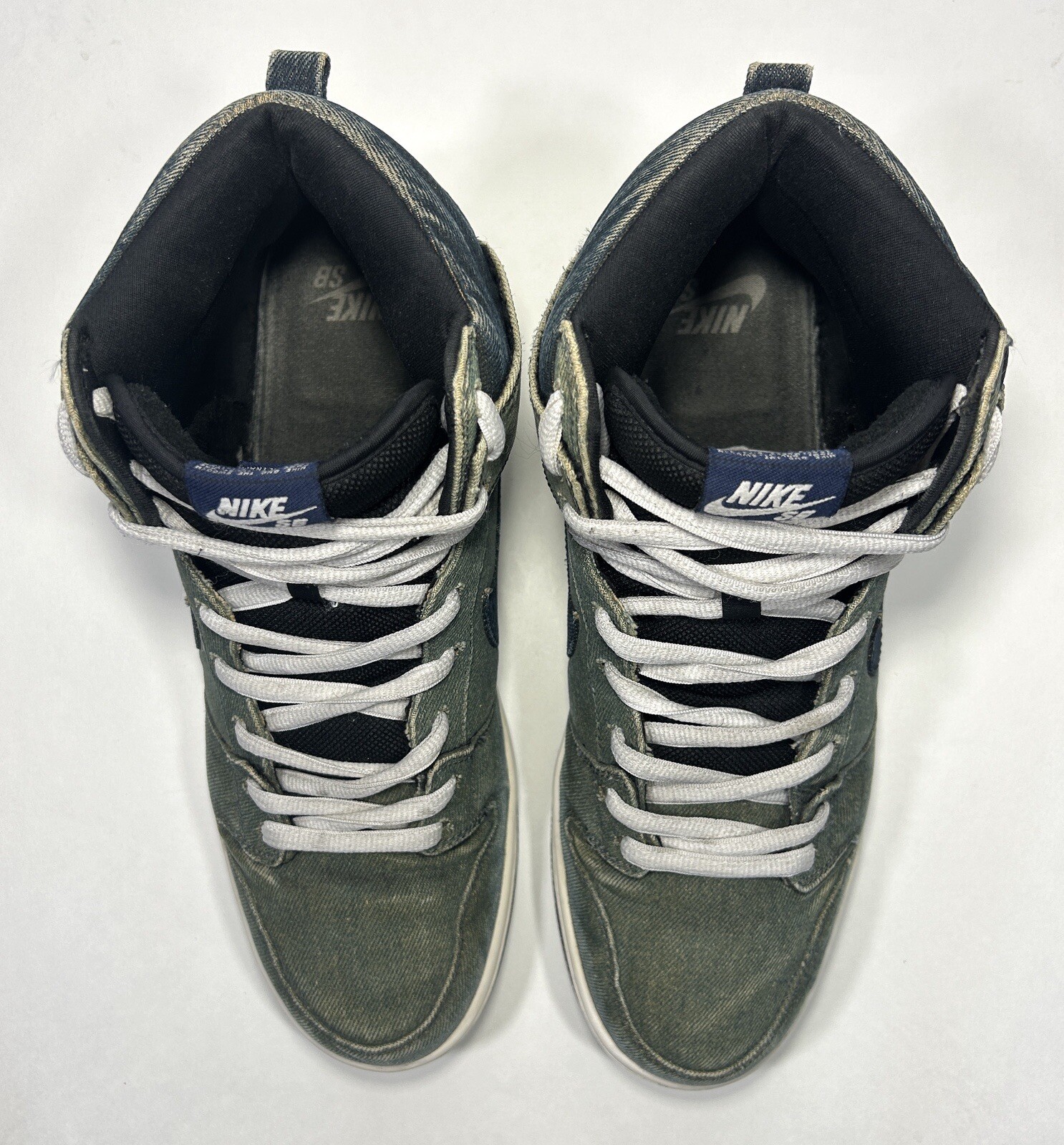 Nike SB Dunk High ‘Denim’ (313171 401) Shoes Size: 13 M | eBay