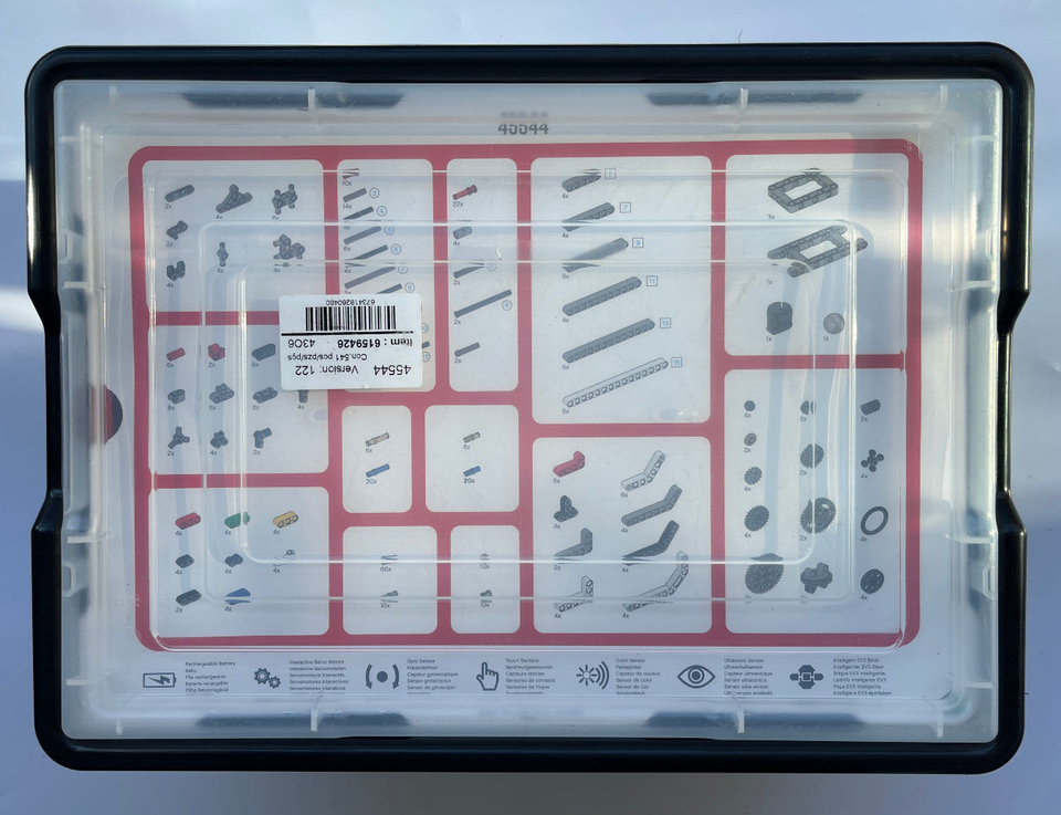 LEGO Mindstorms Education EV3 Core Set 100% Complete FREE CHARGER 45544 ...