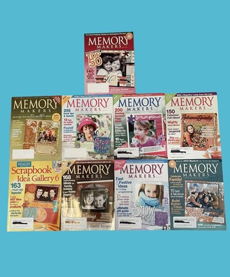 Memory Makers Scrapbooking Magazines LOT of 9 2005/06 First Source for ...