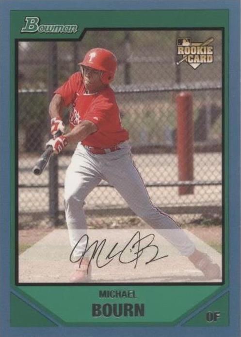 2007 Bowman - Michael Bourn #218 Blue /500 for sale online | eBay