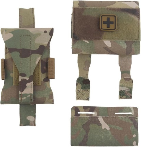 Tactical Micro MED Pouch Belt Trauma Kit Pack MOLLE Rapid One Size, cp ...