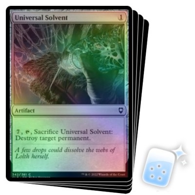 FOIL UNIVERSAL SOLVENT X4 Commander Legends: Battle For Baldur's Gate ...