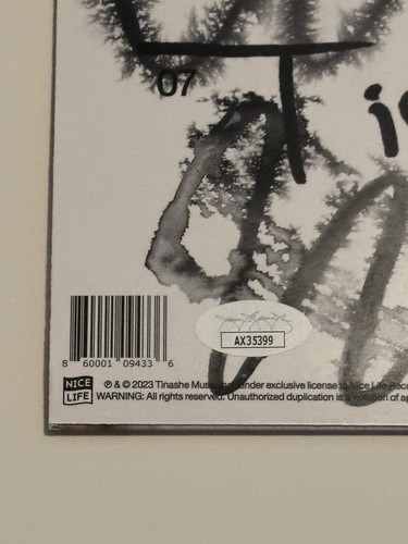 Tinashe BB/ANG3L Vinyl LP Signed Autographed JSA COA | eBay