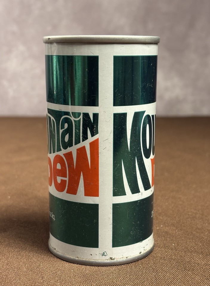 Mountain Dew Soda Pop Can 10oz / 284 mL •Pull Tab Flat Top Montreal ...