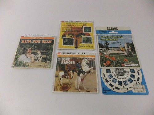 Viewmaster Storybook Gardens Run Joe Run Hare & Tortoise Lone Ranger ...