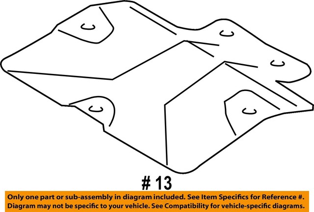 2015-2020 Ford F150 OEM Skid Plate Access Panel Fl3z-5d032-c for sale ...