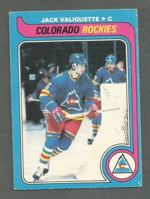 1979-80 O-Pee-Chee OPC Hockey Jack Valiquette #229 Colorado Rockies EX ...