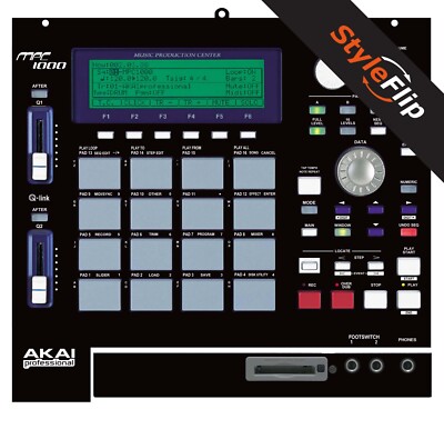 Akai MPC 1000 Skin | Color Black | Protective Decal | StyleFlip Skins ...