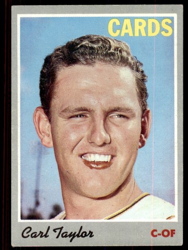 1970 Topps Carl Taylor . St. Louis Cardinals #76 | eBay