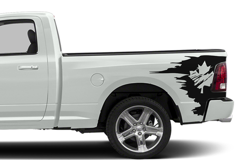 Vinyl Sticker for Dodge Ram Regular Cab 1500 Sport Flag Bed Graphic ...