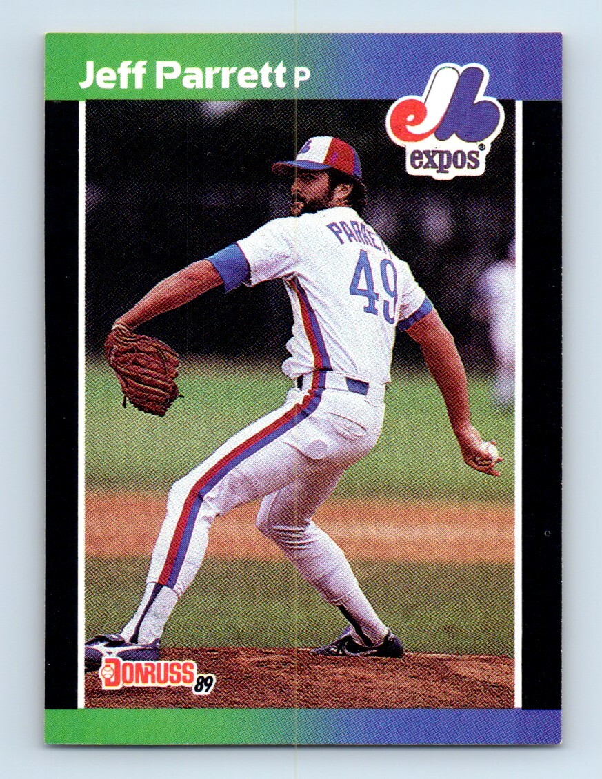 1989 Donruss Jeff Parrett Montreal Expos #334 | eBay