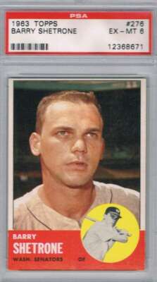 1963 Topps #276 Barry Shetrone PSA 6 EX-MT | eBay