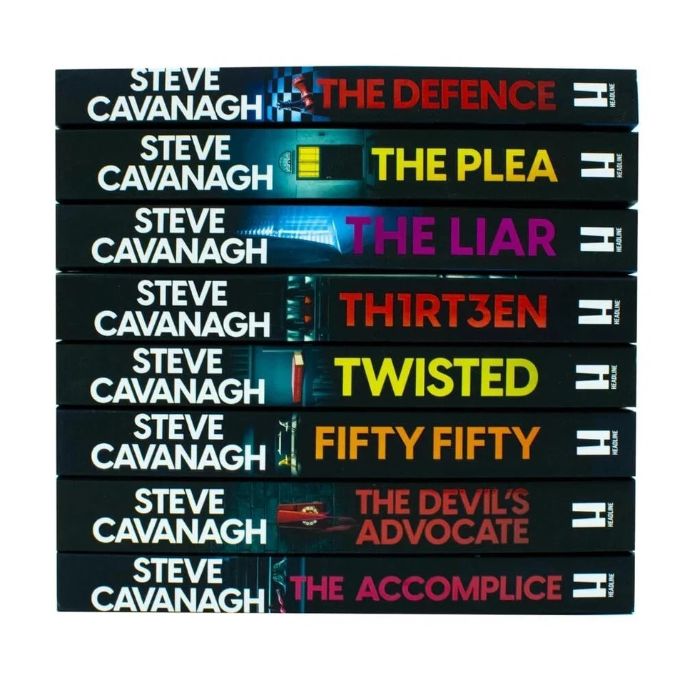 Steve Cavanagh Eddie Flynn Series 8 Books Collection Set Accomplice ...