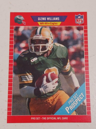 Gizmo Williams Philadelphia Eagles 1989 Pro Set Rookie Card #535 | eBay