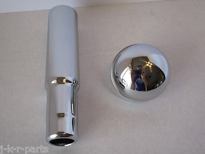 CHROME OIL FILLER TUBE & CAP INTAKE MANIFOLD SBC BBC 327 350 302 454 ...