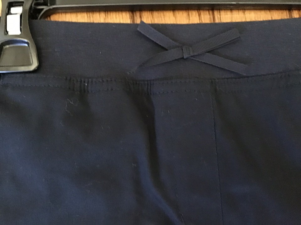 NWT DOCKERS Girls Shorts SZ 8 Regular Stretch Knit Waist School Blue ...