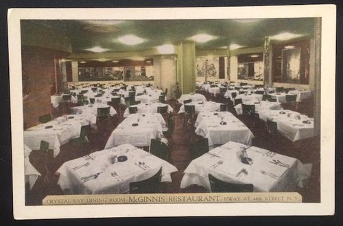 Crystal Bay Dining Room, McGinnis Restaurant, NYC Lumitone Photoprint ...