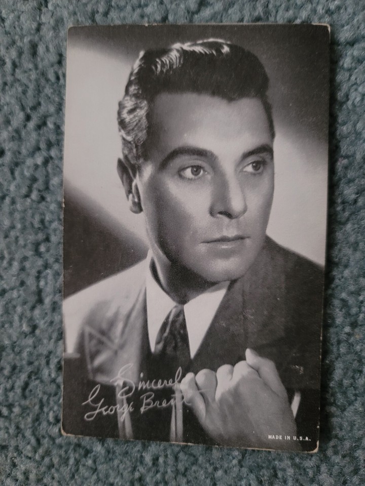 Vintage 1930-60's Era Arcade Trading Card Movie Actor George Brent | eBay