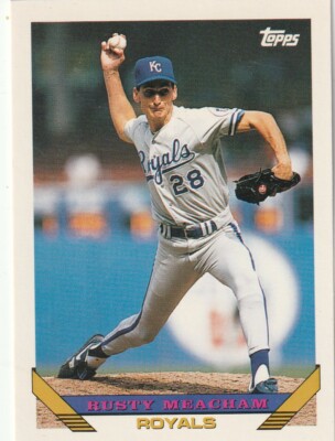 FREE SHIPPING-MINT-1993 Topps Rusty Meacham #321 PLUS ROYALS BONUS ...