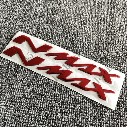 red motorcycle fuel gas tank emblem decal bike badge stickers for NMAX ...