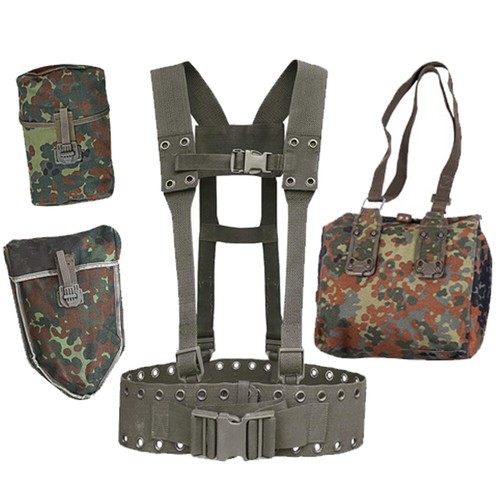 Bundeswehr German Army Flecktarn Tactical Chest Rig Vest 5-teilig ...