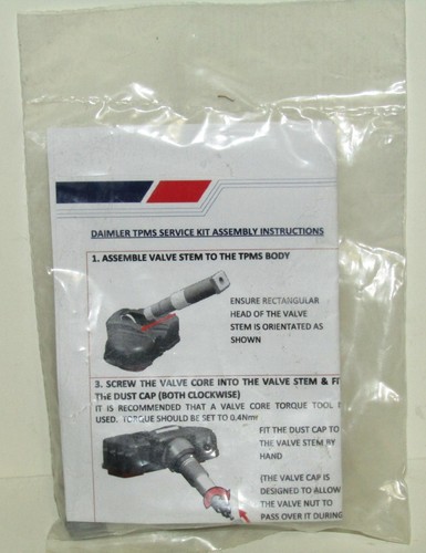 OEM MERCEDES Schrader TPMS Wheel Valve Tire Stem Kit 0004001000 for ...