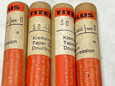 * FACTORY PACK * TITEX PLUS-TAPER SLEEVES MK0 - 5mm 4pcs | eBay
