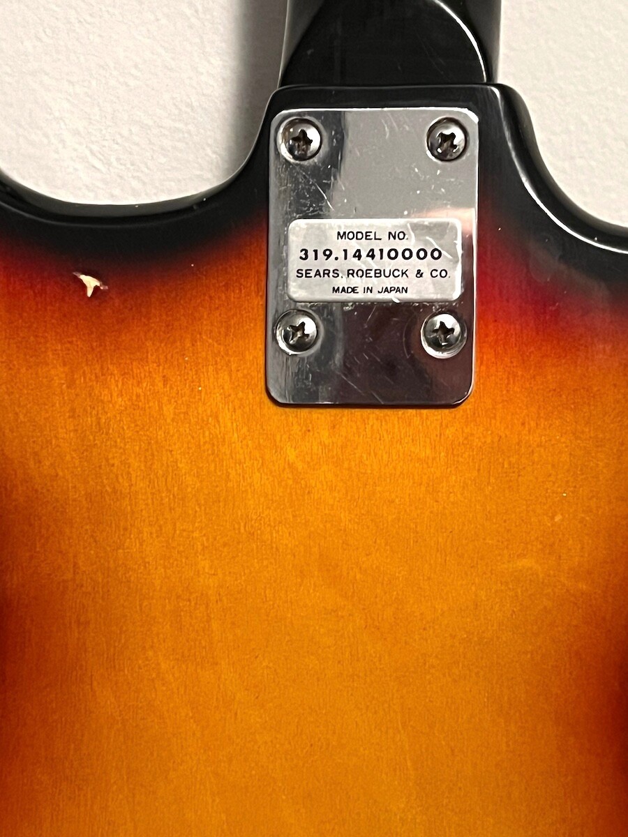 60's Silvertone Tiesco 1441 Vintage electric guitar ,3 Pickups | eBay