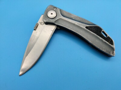 Gerber 8970713A Traverse Folding Pocket Knife Grey/Black Handle Plain ...