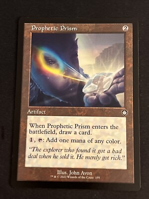 1x Prophetic Prism (Retro) The Brothers' War Commander LP MTG Magic x1 ...