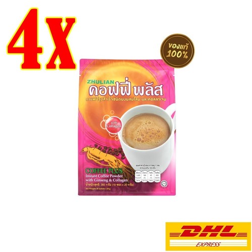 4x Zhulian Ginseng Collagen Coffee Plus Beauty Good Health Formula for ...